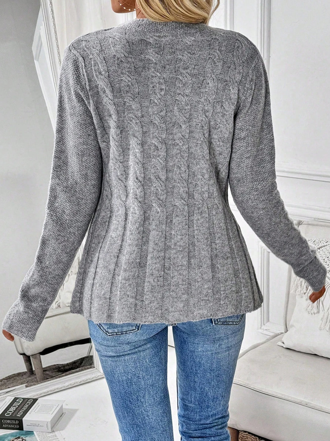 Cléa Ribbed Cardigan – James Ardon