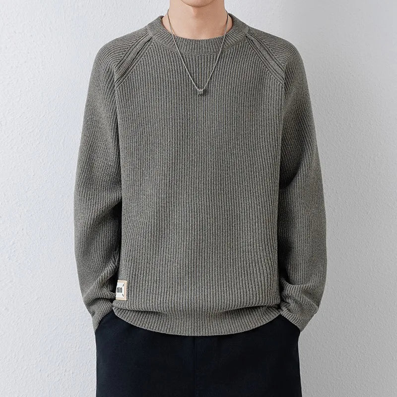 Elias Ribbed Crewneck – James Ardon